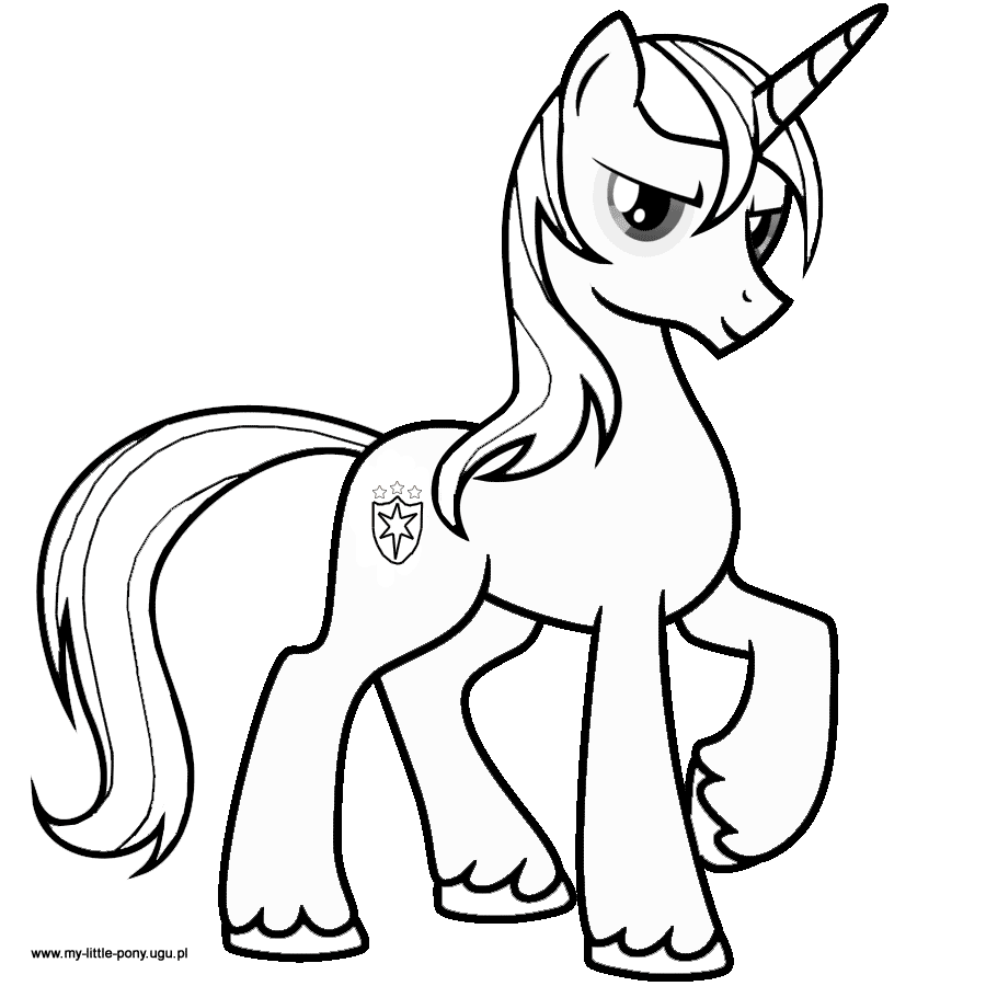 Kolorowanki Shining Armor z My Little Pony | Kolorowanki dla dzieci Kolorowanki Shining Armor z My Little Pony | Kolorowanki dla dzieci